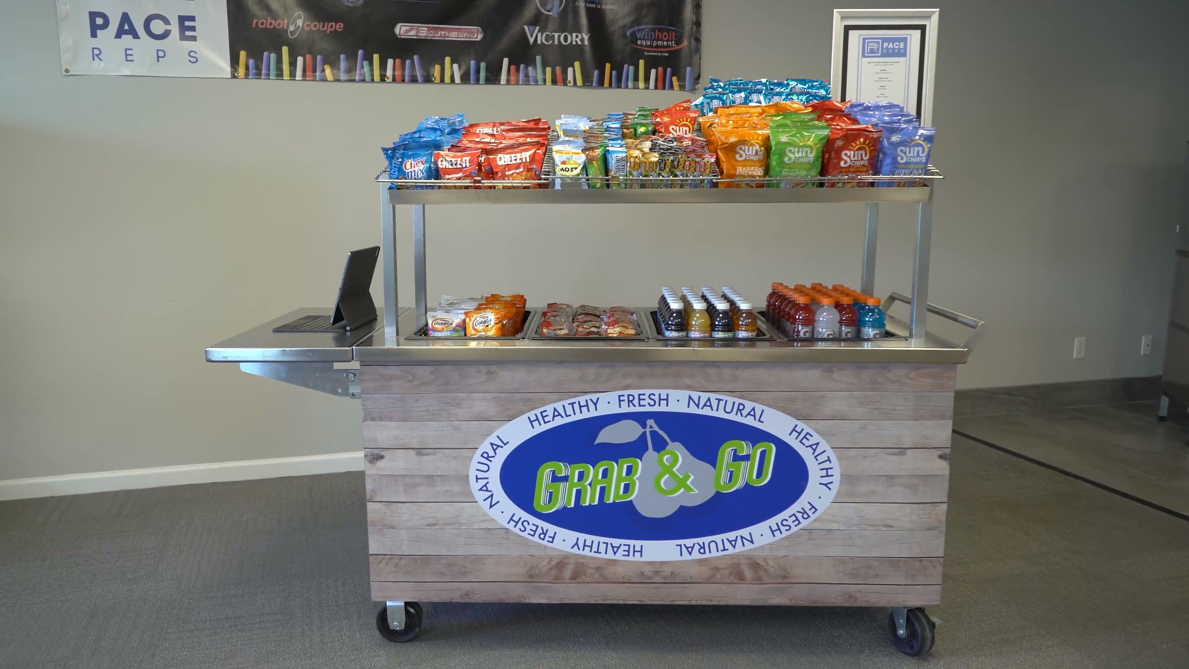 Increase Your School's Grab & Go Options with LTI's Mobile Food Cart